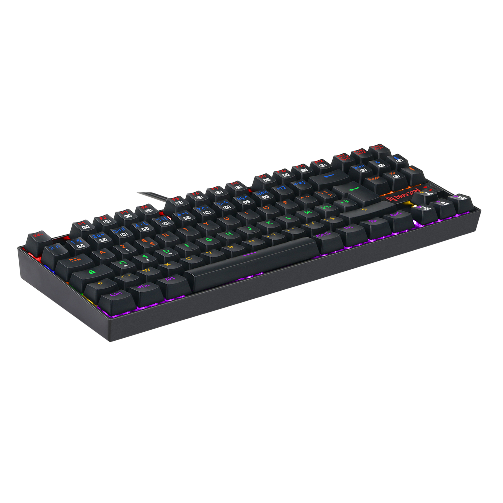 Redragon K552-KR-FR Rainbow Backlight TKL Mechanical Gaming Keyboard