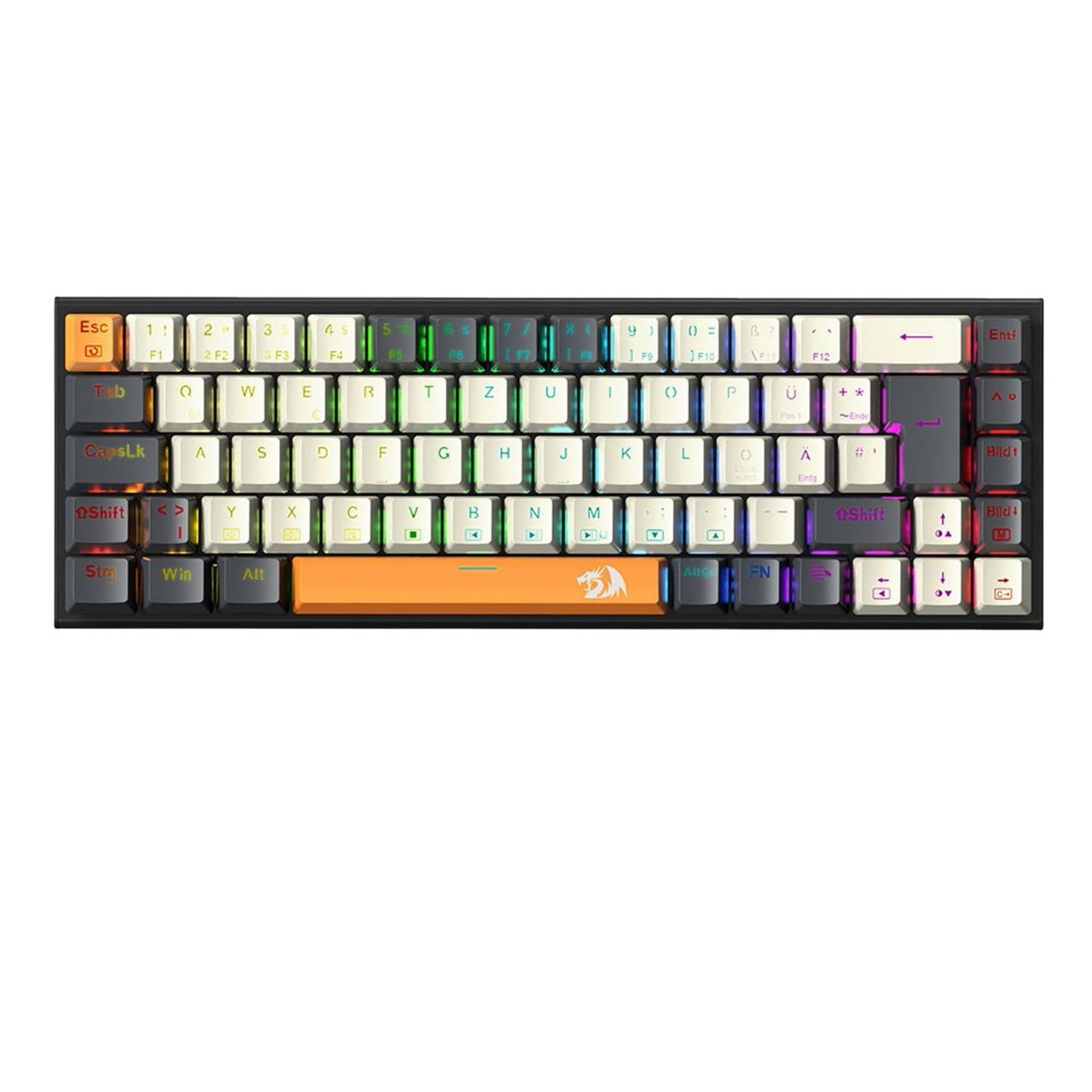Redragon K633CGO 68-Key Mechanical Gaming Keyboard - German Layout