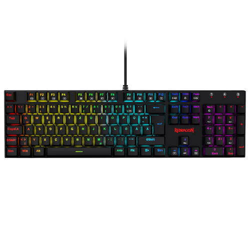 Redragon K565-RGB 105-Key Mechanical Gaming Keyboard (German Layout)