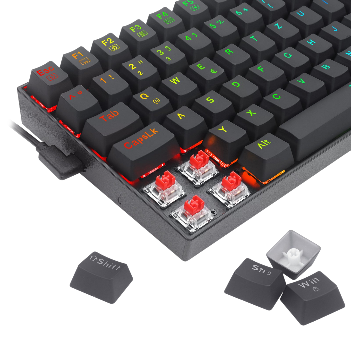 Redragon K629-RGB 84-Key TKL Mechanical Gaming Keyboard