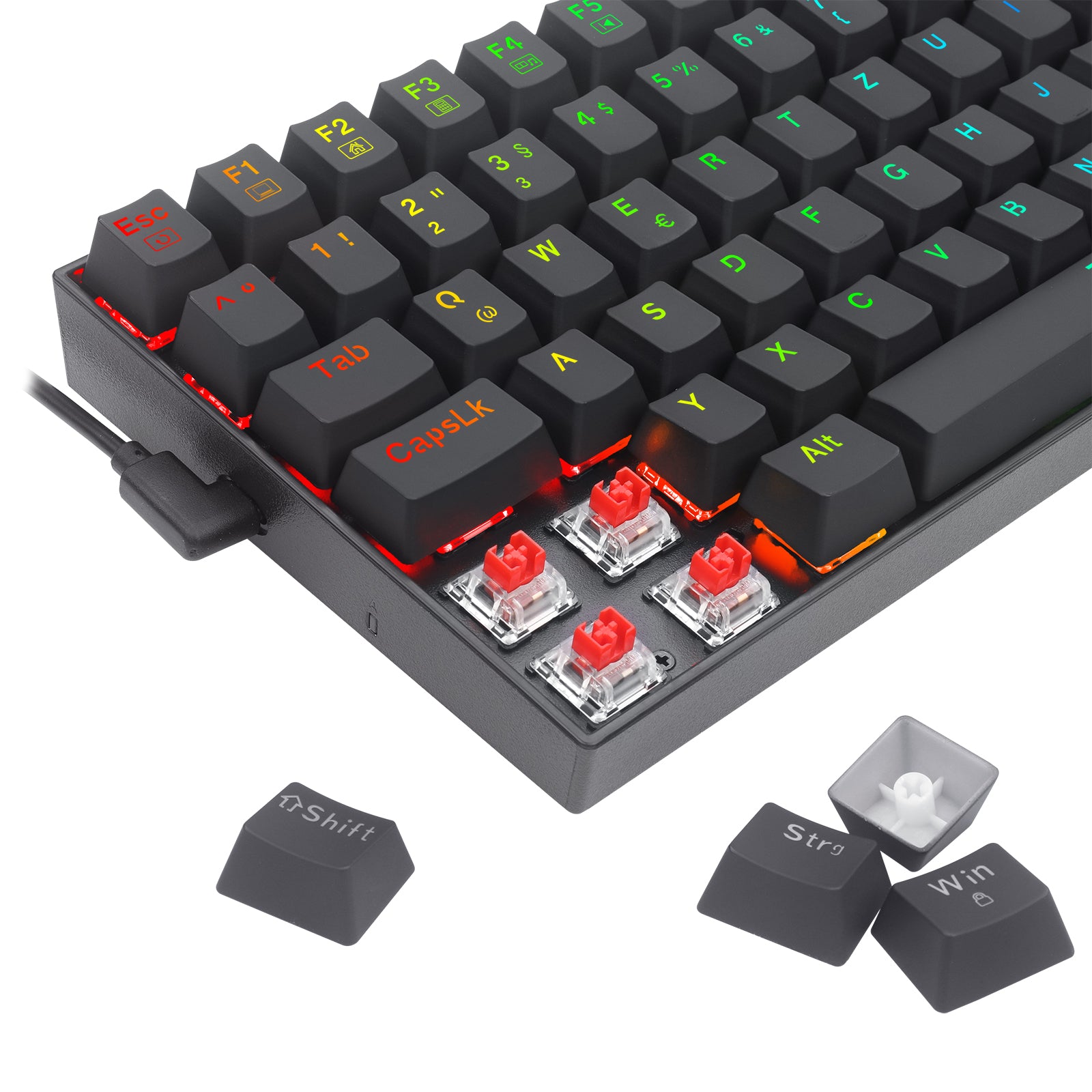 Redragon K629-RGB 84-Key RGB Mechanical Gaming Keyboard