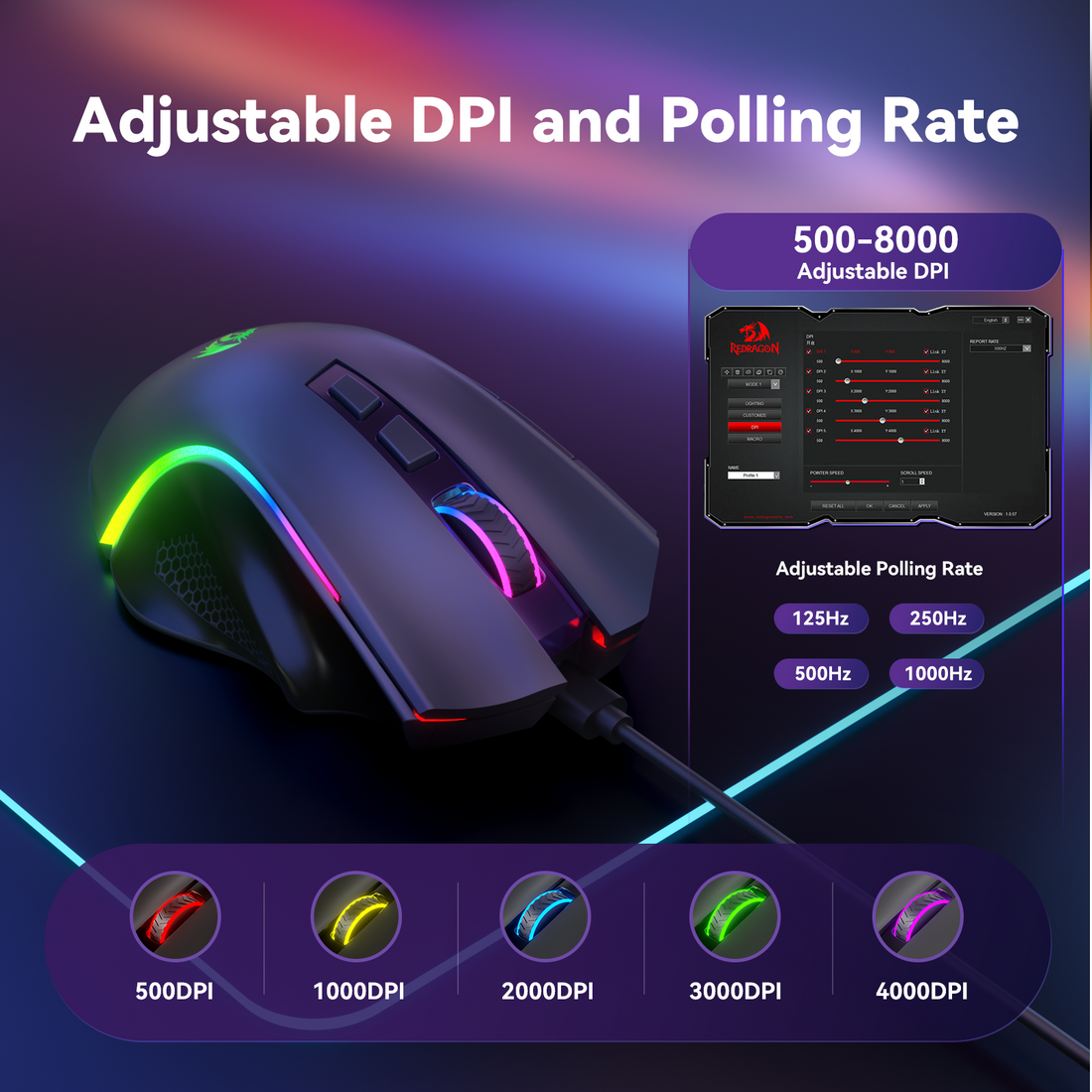 Redragon M602-KS 2.4G Dual mode Wireless Gaming Mice