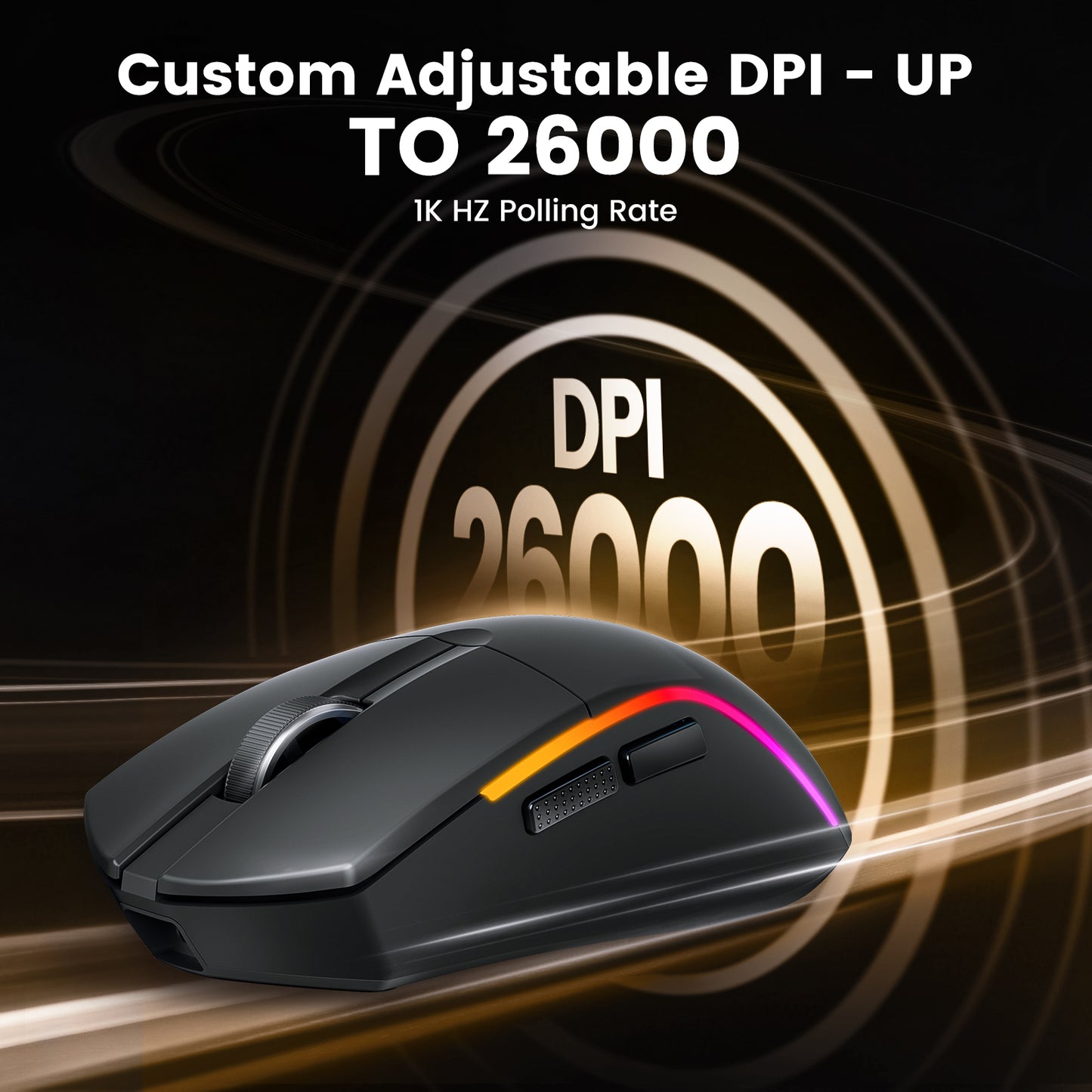 Redragon M816-PRO Triple Mode 61.5g Gaming Mouse